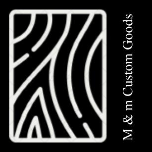m&m Custom Goods 3" x 3" Square Custom Vinyl Stickers – GEORGE SUPPLY CO